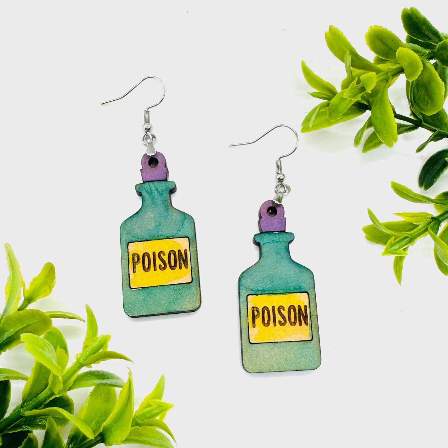 Venomous Vial Potion Earrings – Glowforge Shop