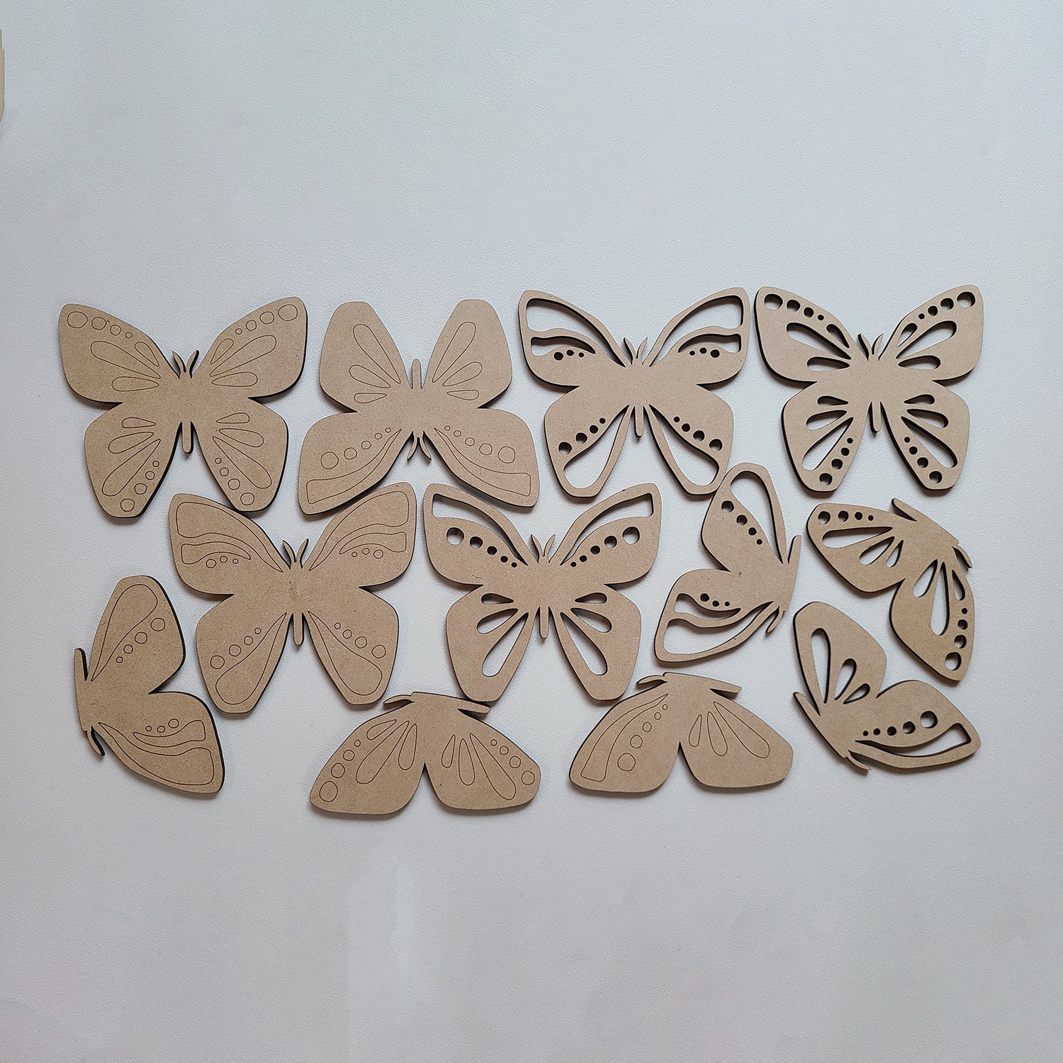 Whimsical Butterflies (Set of 6) – Glowforge Shop