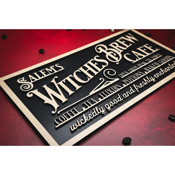 Witches Brew Cafe Sign for Halloween – Glowforge Shop
