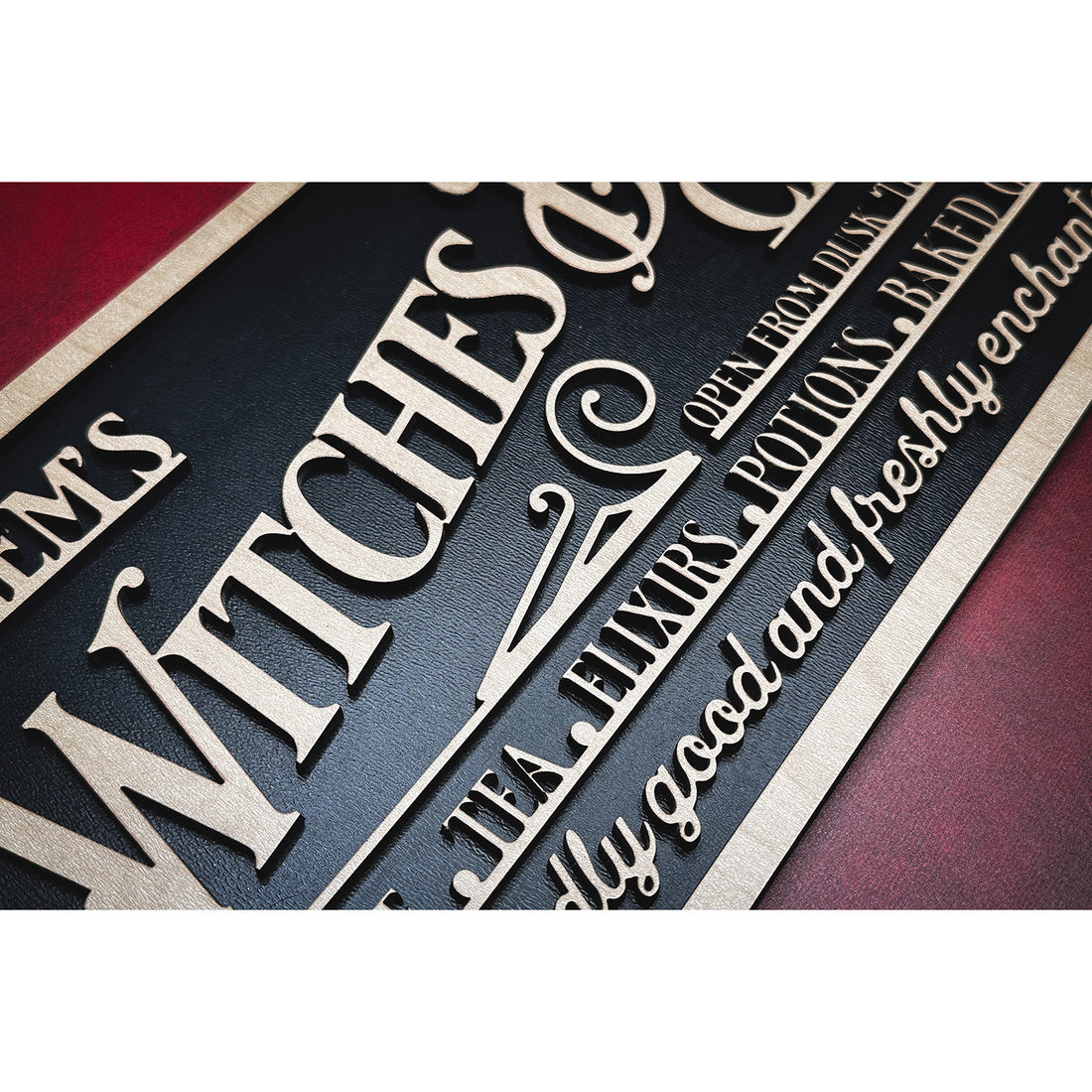 Witches Brew Cafe Sign for Halloween – Glowforge Shop