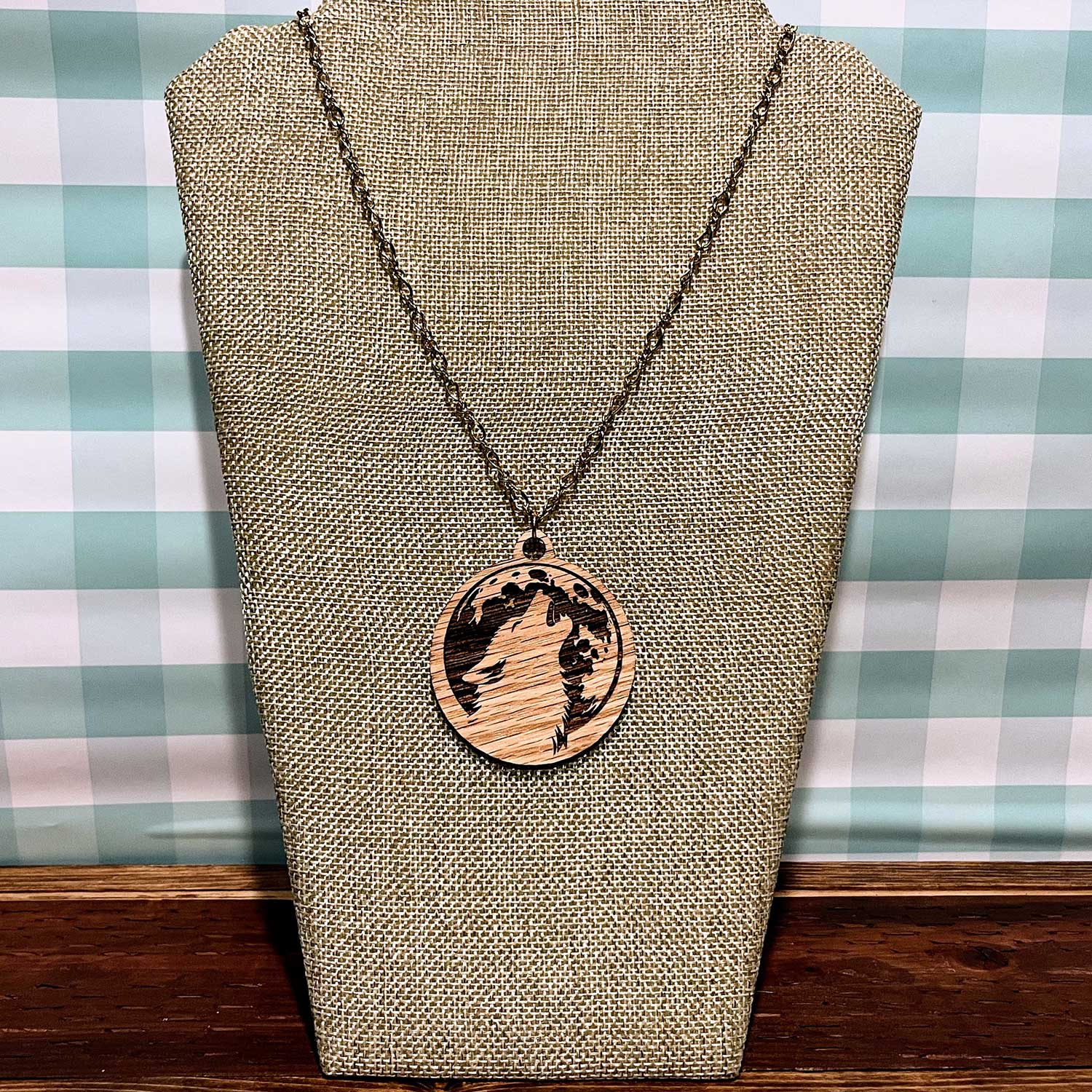 Wolf / Werewolf Necklace Pendant – Glowforge Shop
