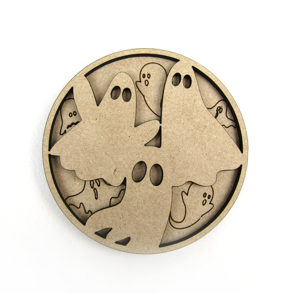 Boo! Scary Ghosts Layered Spooky Sign – Glowforge Shop