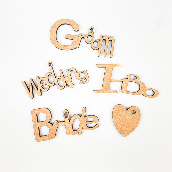 Wedding Gift Tags (Set of 5) – Glowforge Shop