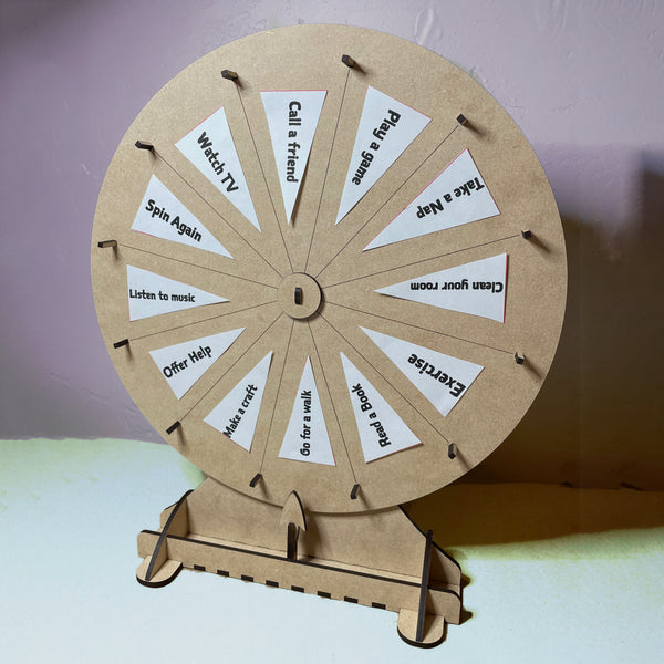 Multi Purpose Spinning Wheel Decision Maker – Glowforge Shop
