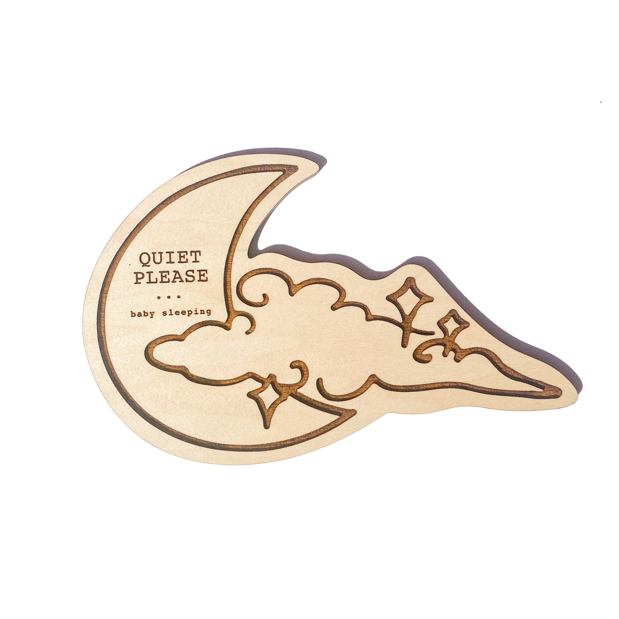 Quiet Please! Baby Sleeping Sign – Glowforge Shop