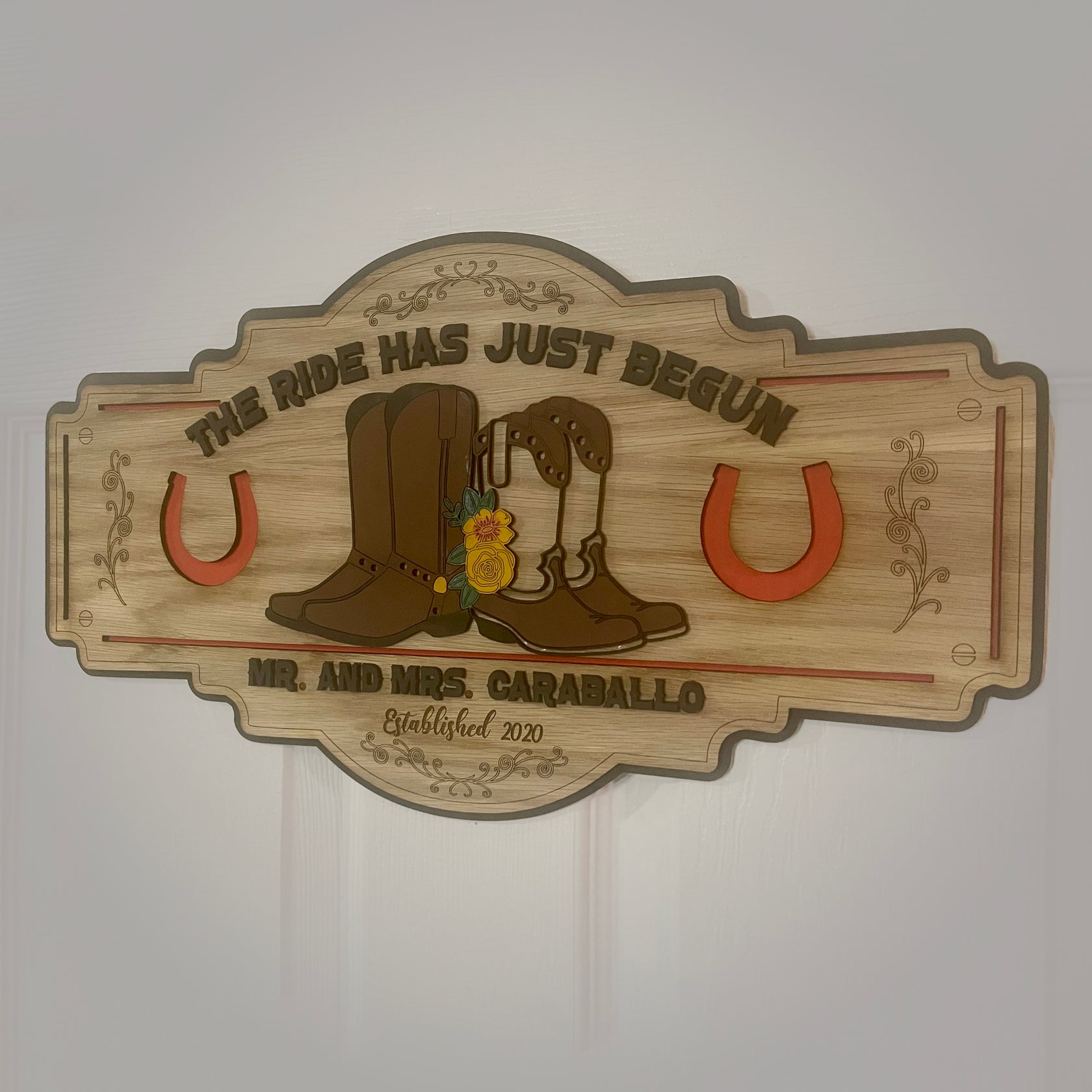 Western Wedding Sign Version 1 – Glowforge Shop