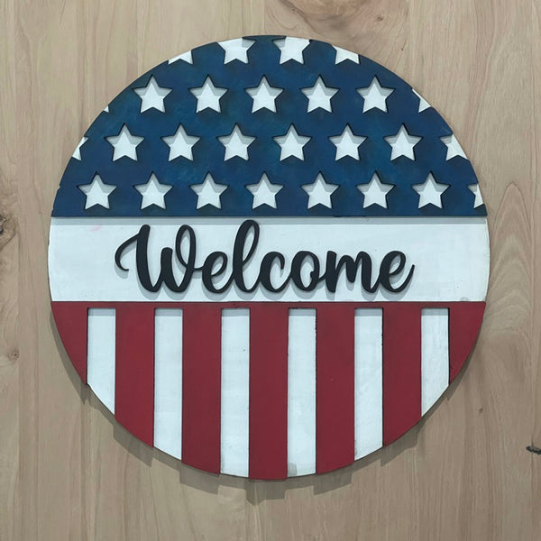 4th of July Door Sign – Glowforge Shop