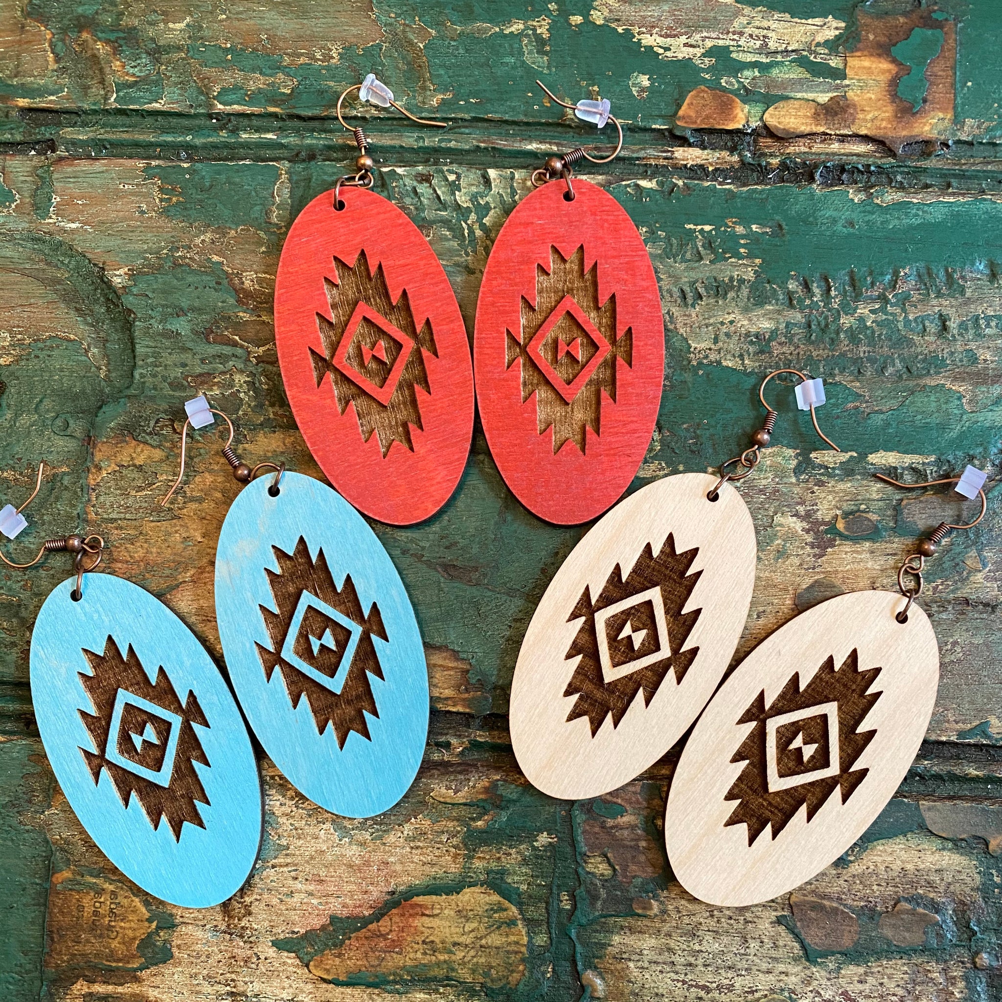 Aztec Studs and Dangles – Glowforge Shop