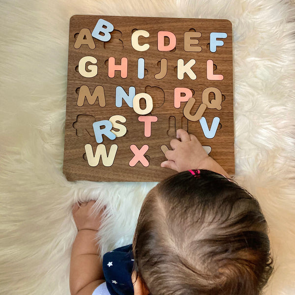 Wooden ABC puzzle – Glowforge Shop