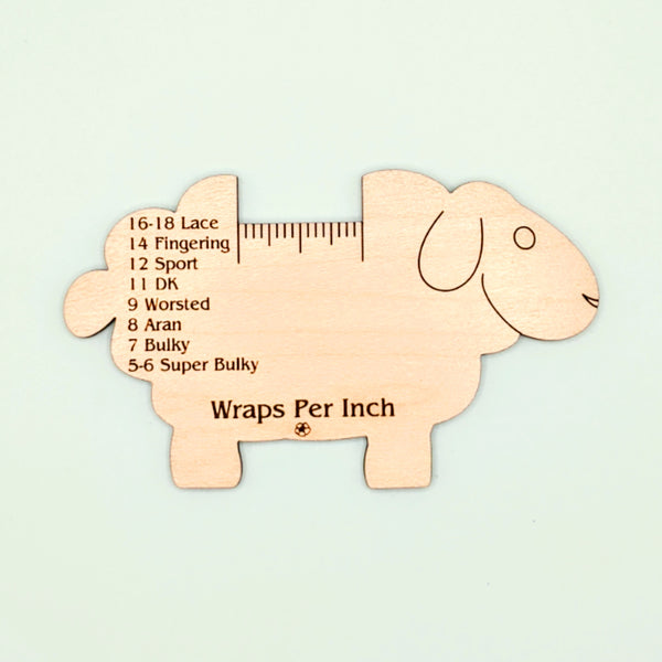 Sheep Wraps Per Inch Gauge – Glowforge Shop