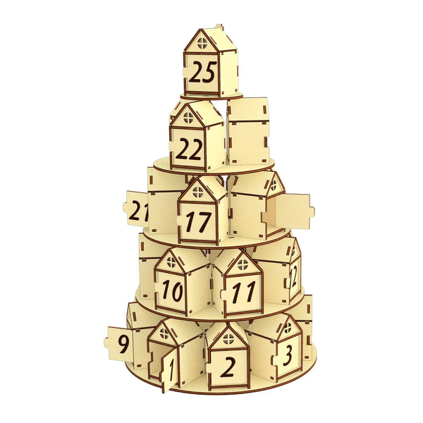Advent Christmas Tree Calendar – Glowforge Shop