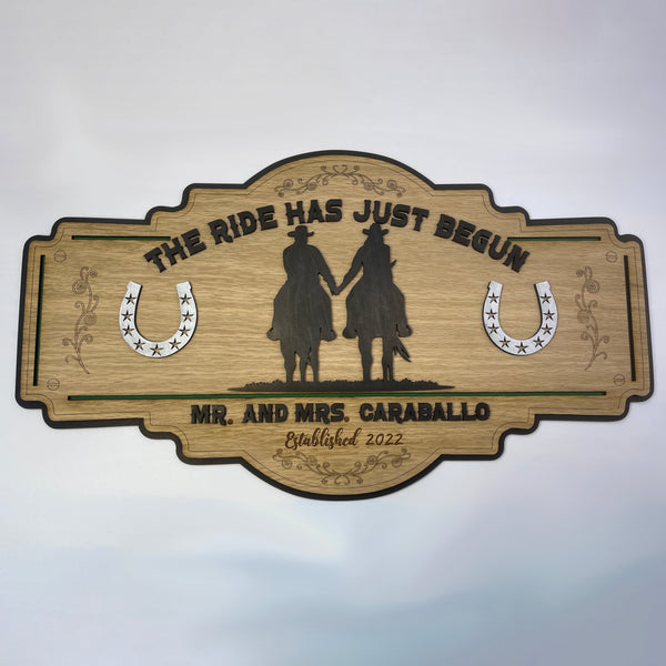 Western Wedding Sign Version 2 – Glowforge Shop