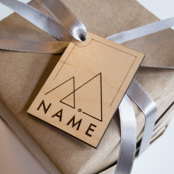 Minimalistic Name Card Gift Tag – Glowforge Shop