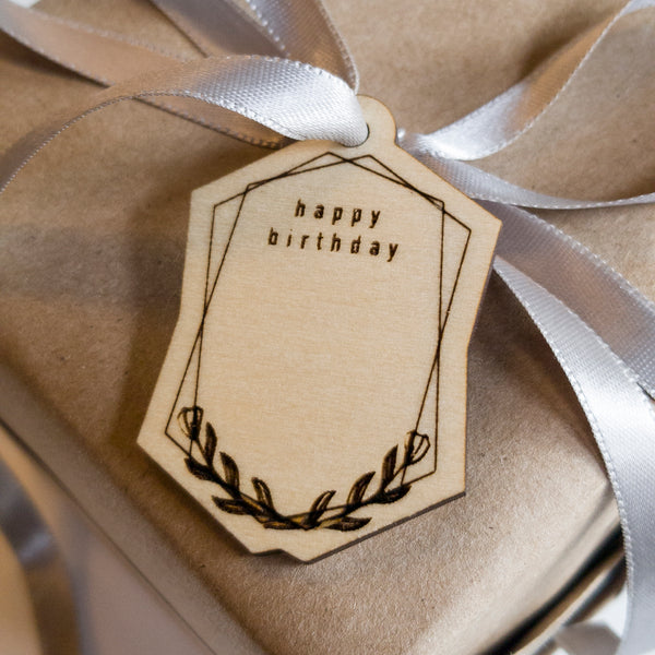 Floral Wreath Gift Tag (Set of 3) – Glowforge Shop