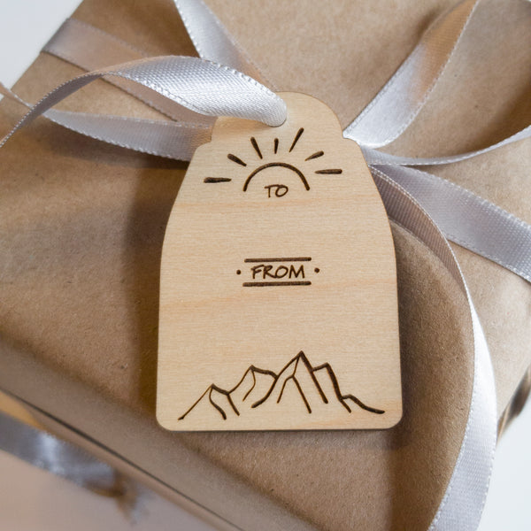 Great Outdoors "To and From" Gift Tag – Glowforge Shop