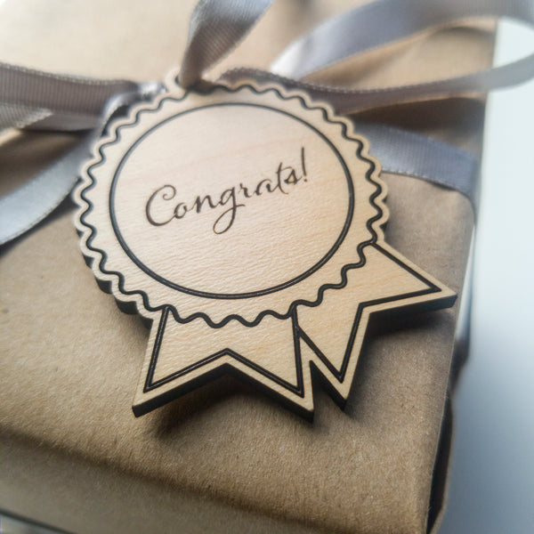 Award Ribbon Gift Tag – Glowforge Shop
