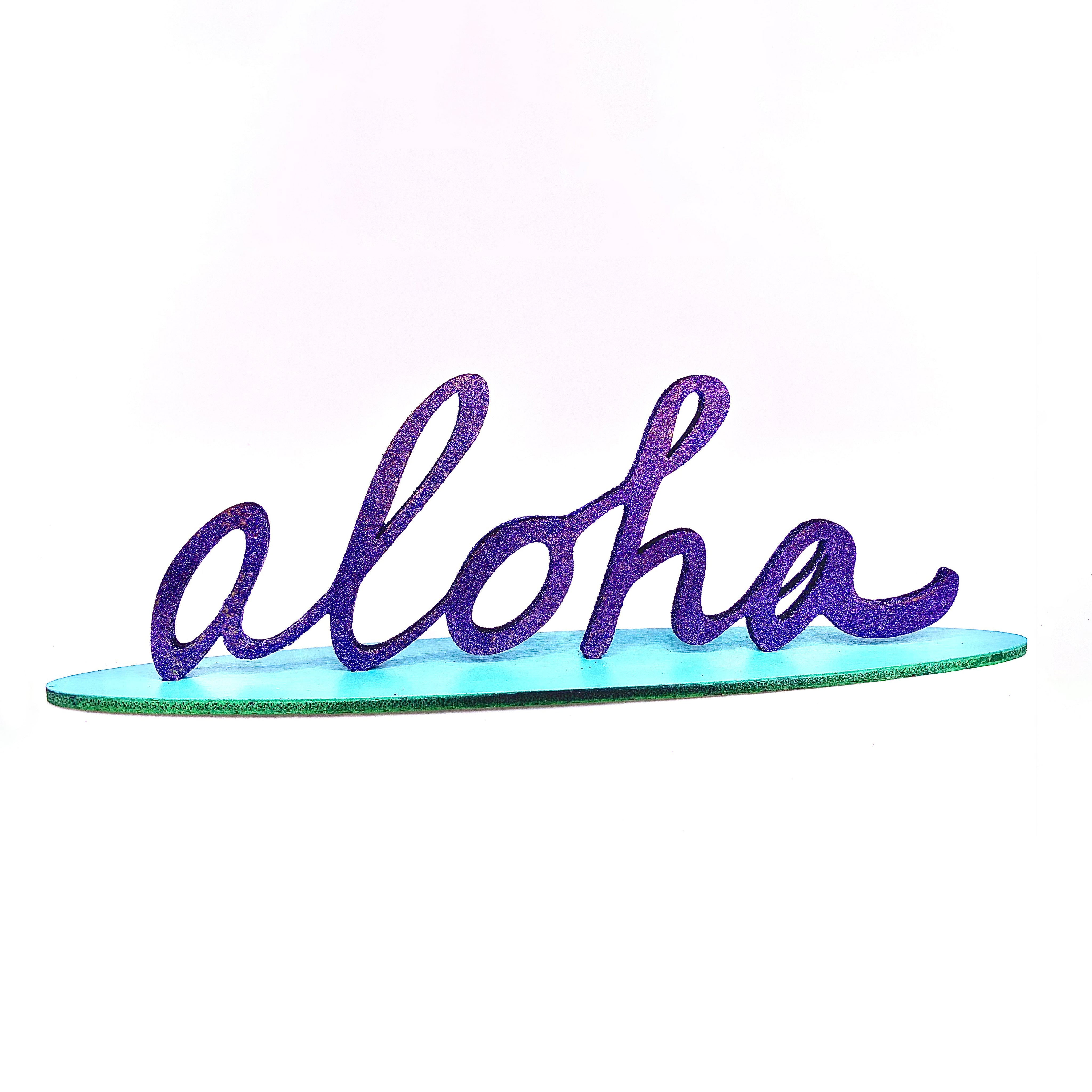 Desktop Aloha Surfboard Sign – Glowforge Shop