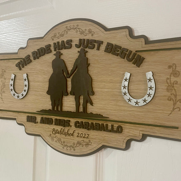 Western Wedding Sign Version 2 – Glowforge Shop