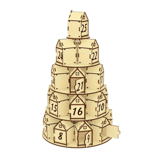Advent Christmas Tree Calendar – Glowforge Shop