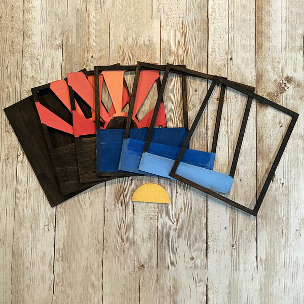Sunset/Sunrise Shadow Box Wall Decor – Glowforge Shop