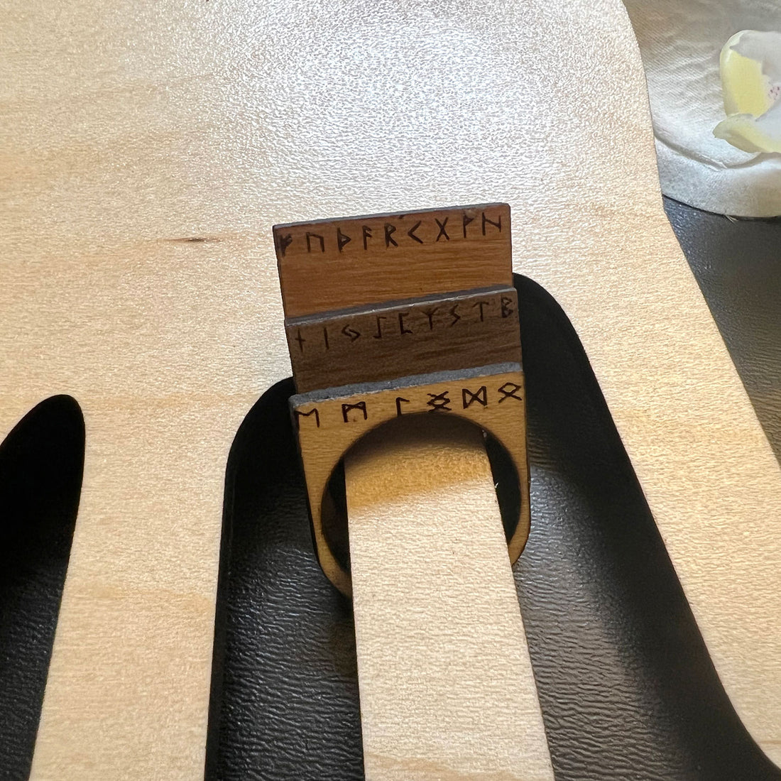 3 Stackable Celtic/ Viking Rune Rings – Glowforge Shop
