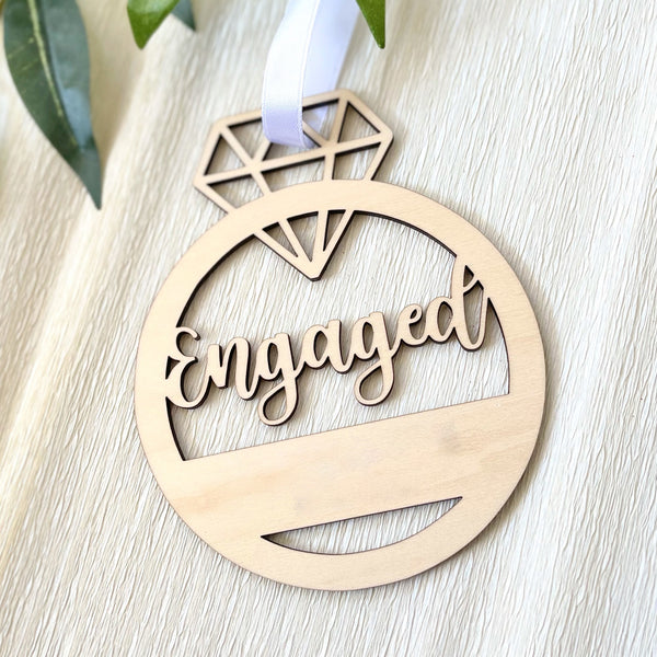 Diamond Ring Engagement Ornament – Glowforge Shop