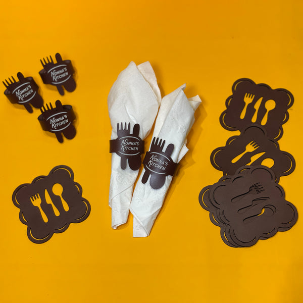 Fancy Flatware Leather Place Setting – Glowforge Shop