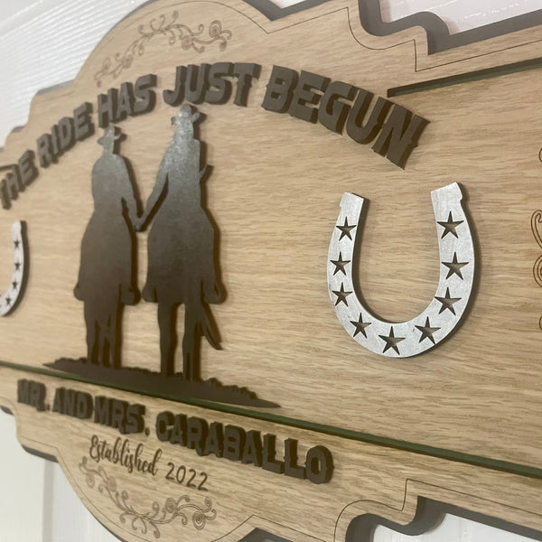 Western Wedding Sign Version 2 – Glowforge Shop