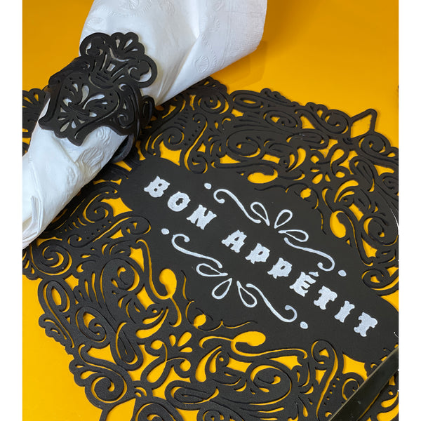 Leather Lace Table Setting – Glowforge Shop