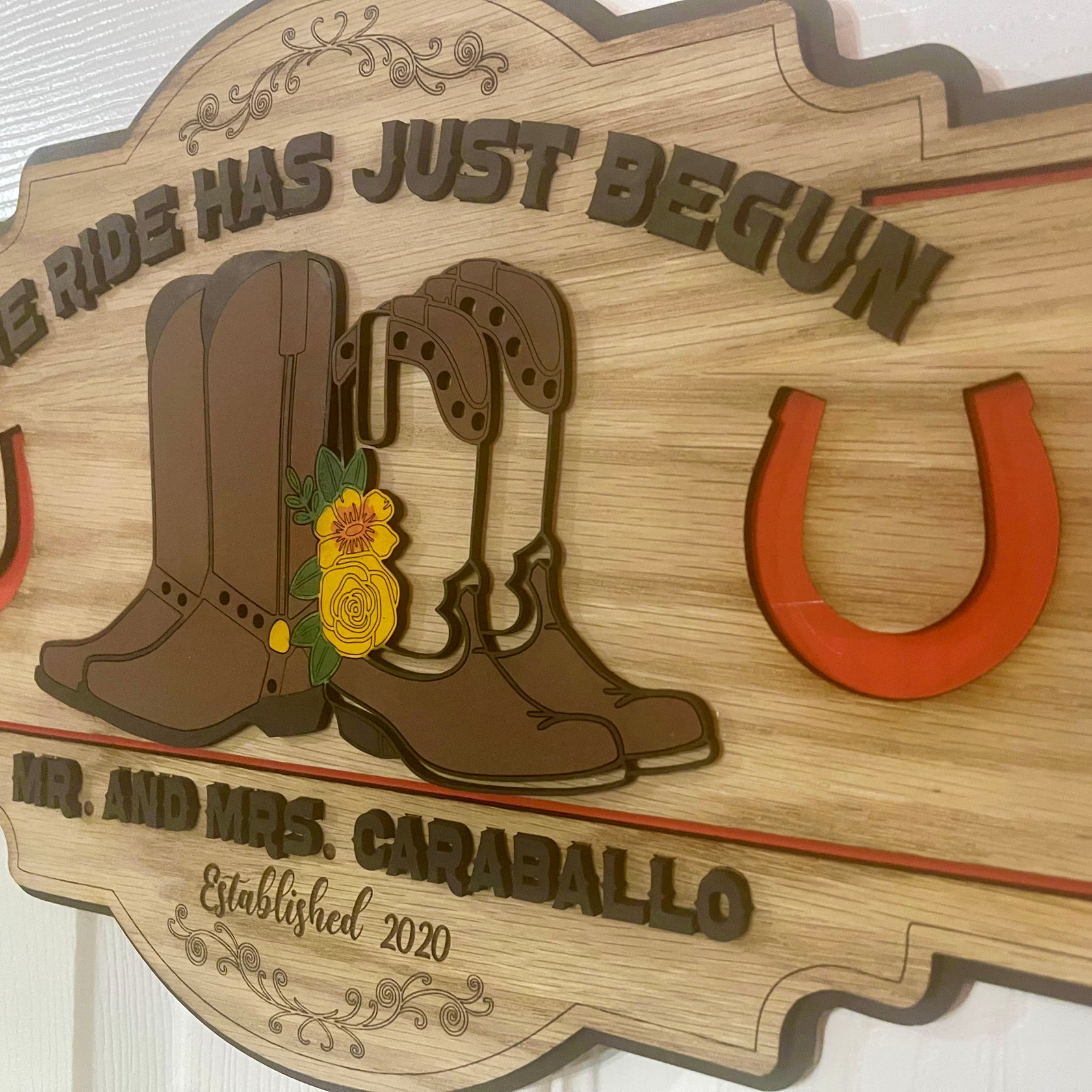 Western Wedding Sign Version 1 – Glowforge Shop
