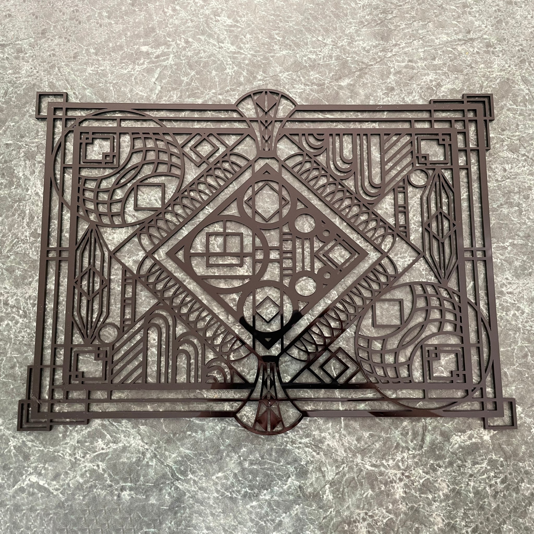 Art Deco Placemat – Glowforge Shop