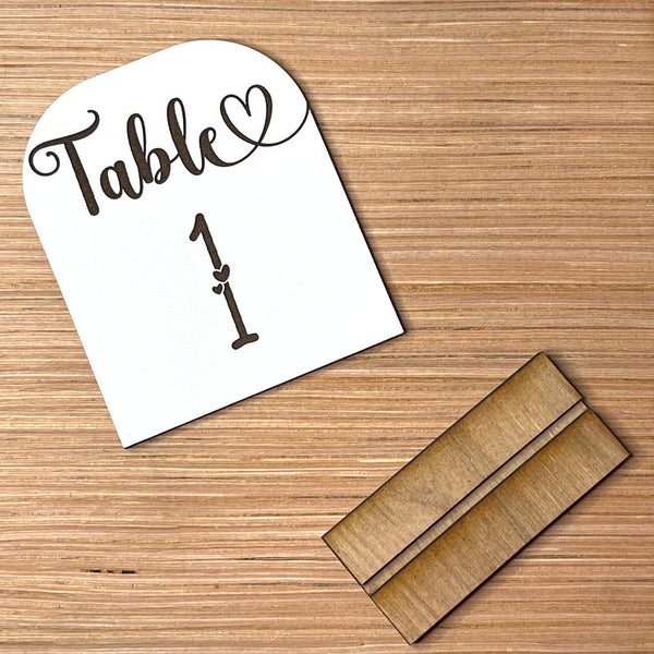 Table Numbers Wedding (Set of 16) – Glowforge Shop