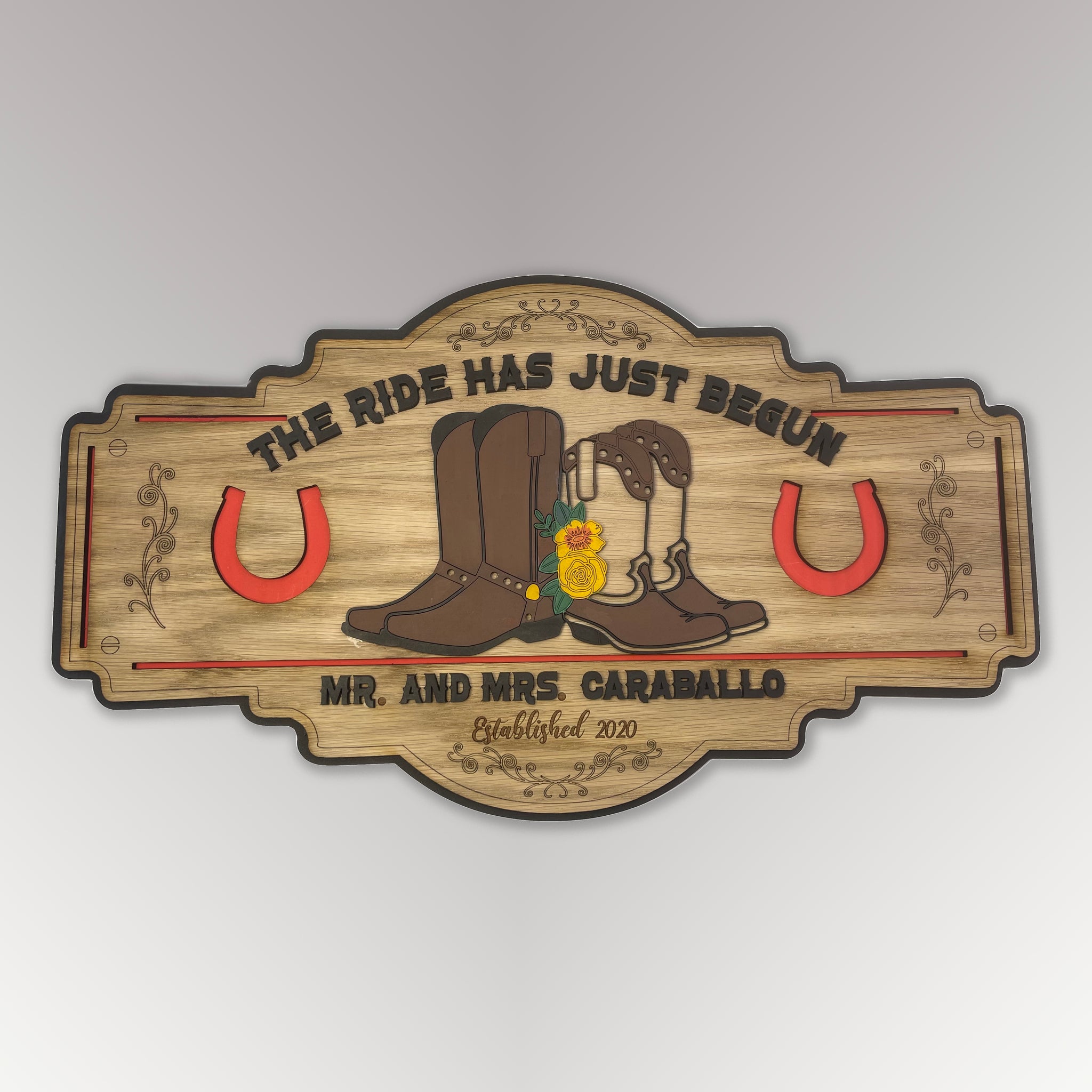 Western Wedding Sign Version 1 – Glowforge Shop