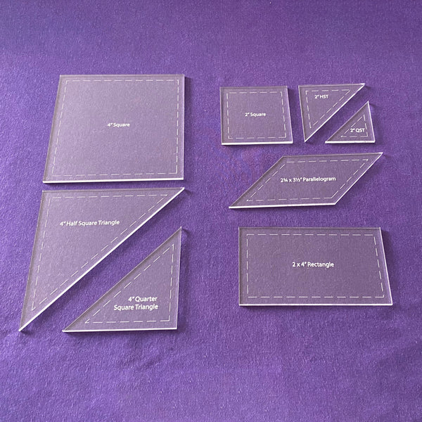 8-Inch Block Quilt Template Set – Glowforge Shop