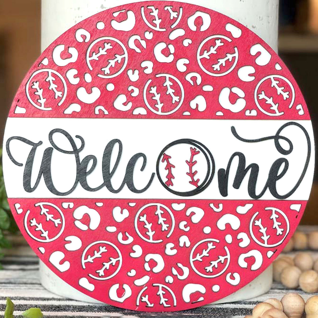Baseball Welcome Sign – Glowforge Shop