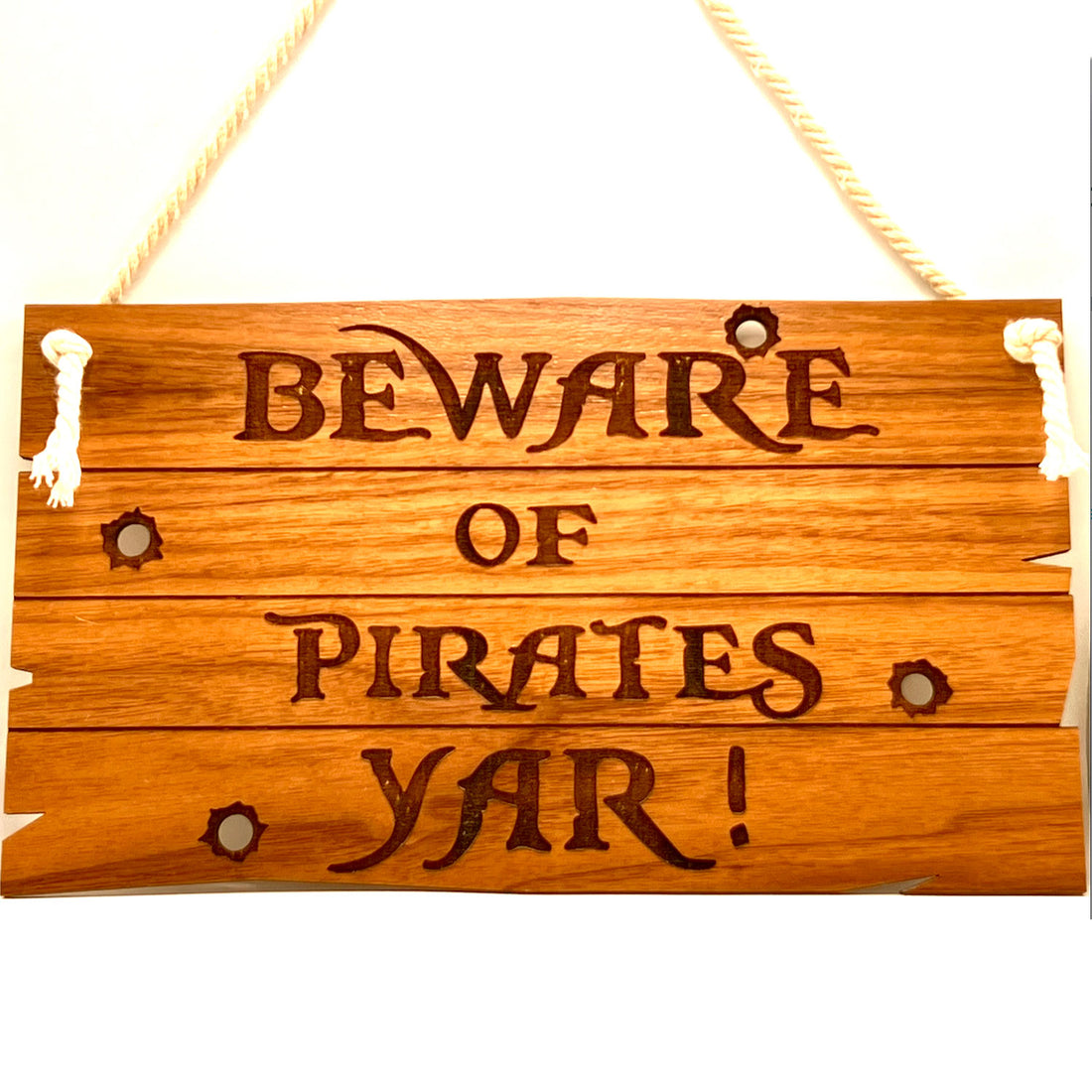 Beware of Pirates - Yar! Sign – Glowforge Shop