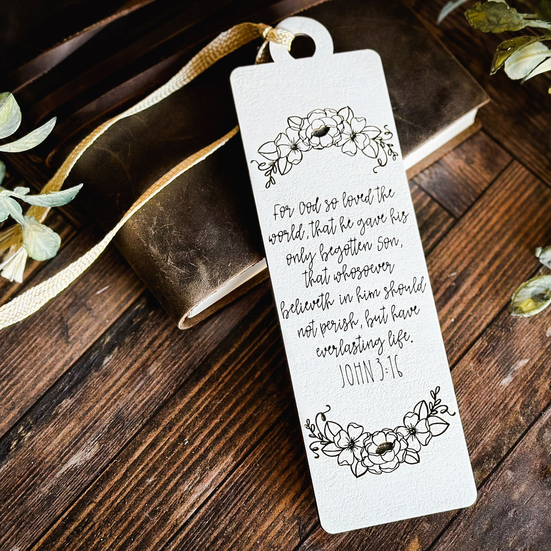 Bible Verse John 3:16 Bookmark – Glowforge Shop