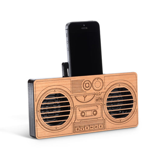 Retro Boombox Phone Amp – Glowforge Shop