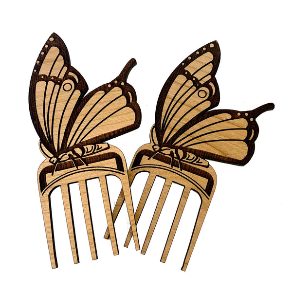 Butterfly Hair Comb – Glowforge Shop
