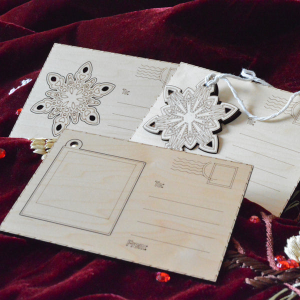 Pop-out Ornaments Postcard Set – Glowforge Shop
