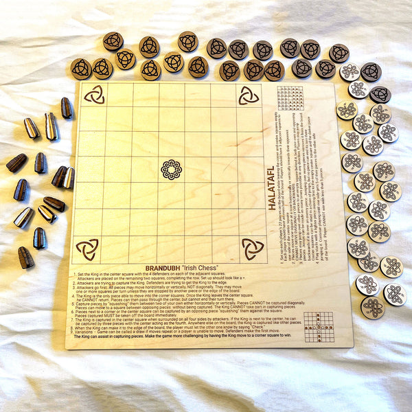 Classic Medieval Games Brandubh & Halatafl – Glowforge Shop