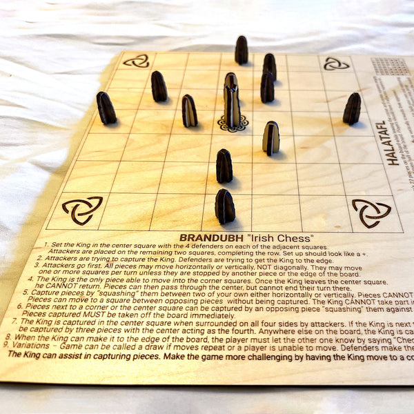 Classic Medieval Games Brandubh & Halatafl – Glowforge Shop