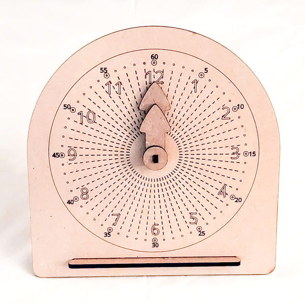 Clock Reading Math Manipulative – Glowforge Shop