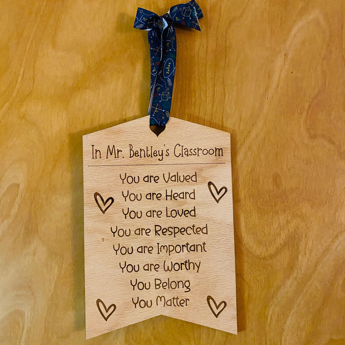 Customizable Positive Affirmation Room Sign – Glowforge Shop