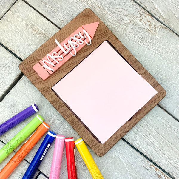 Customizable Sticky Note Holder - Post It Note Holder – Glowforge Shop
