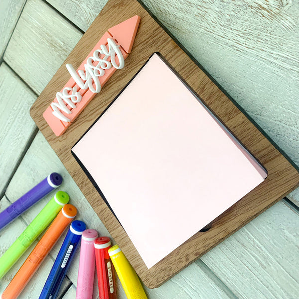 Customizable Sticky Note Holder - Post It Note Holder – Glowforge Shop