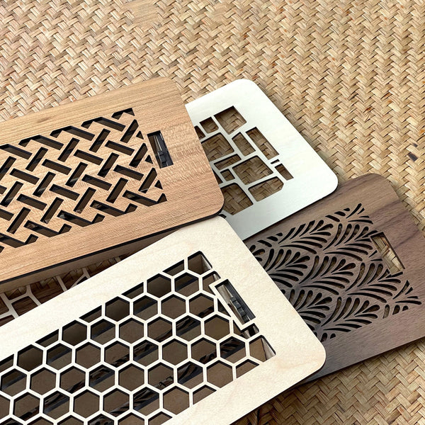 Decorative Floor Register & Damper - 4" x 10" Size – Glowforge Shop