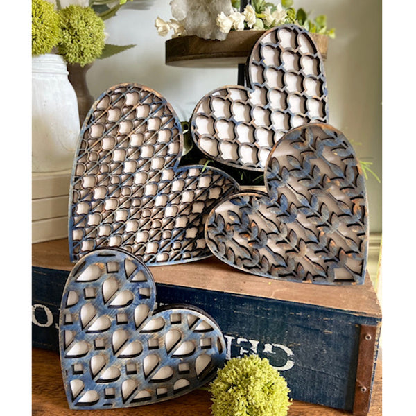 Decorative Moroccan Heart Tiles and Valentine Coasters – Glowforge Shop