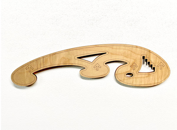 Smooth Curves Stencil – Glowforge Shop