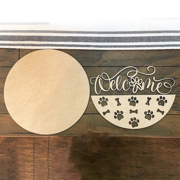 Dog Themed Welcome Sign – Glowforge Shop